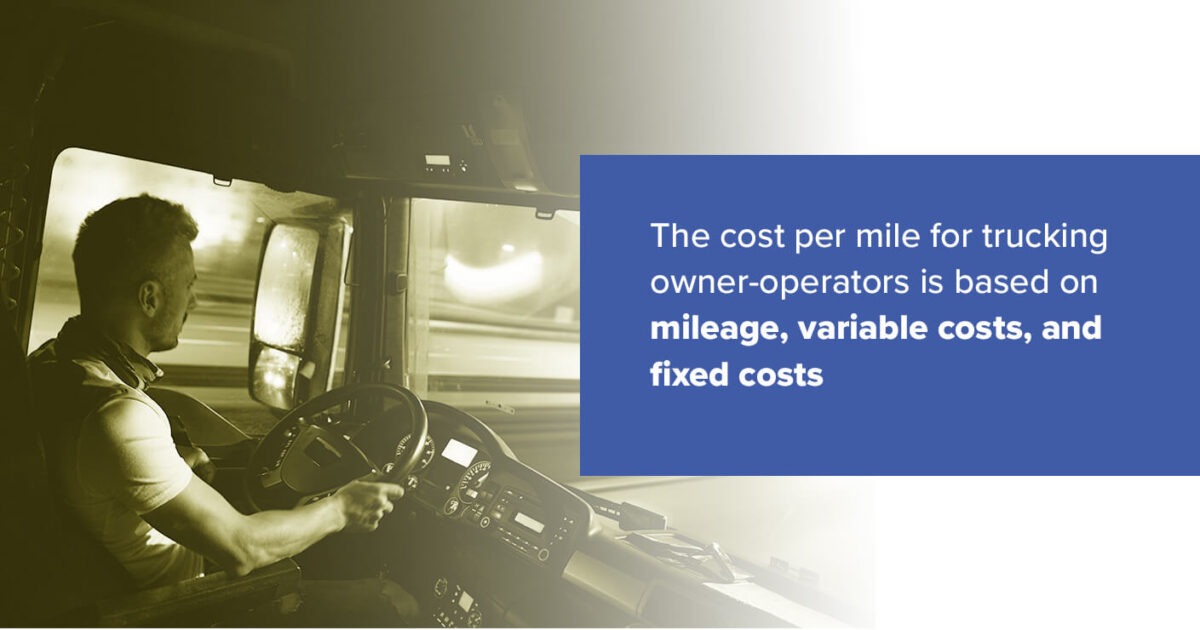Cost Per Mile | Apex Capital Blog