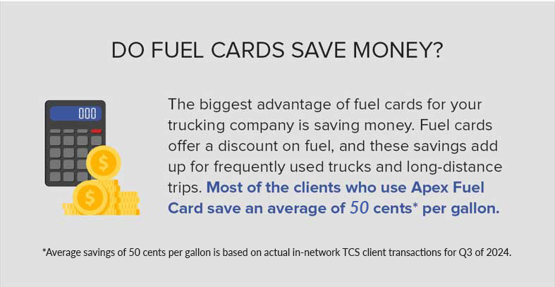 Apex Fuel Card | Save $0.48 Avg. Per Gallon | No Limits